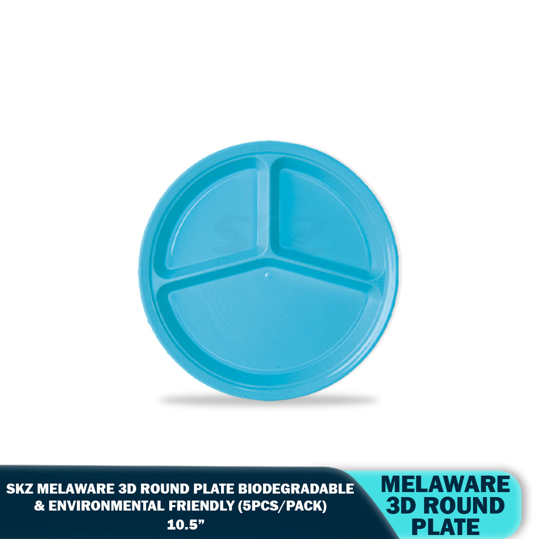 SKZ BUCKWHEAT 3-DIVISION PLATE (5PCS/PACK) – SKZ Plastic PH